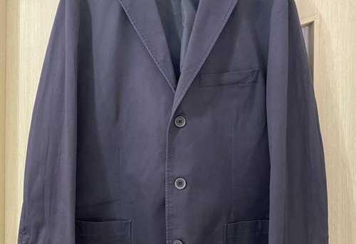 Пиджак мужской синий тсм. 52-54размер
