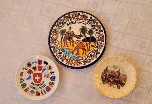 Сувенирные тарелки разных стран