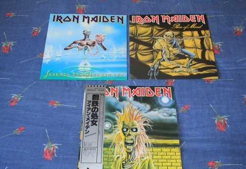 Iron Maden редкие пластинки japan оригинал