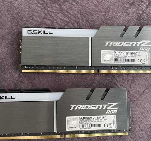 Оперативная память G.Skill DDR4 Trident Z RGB 32GB