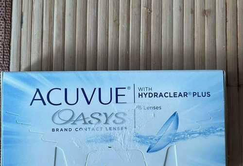 Линзы контактные acuvue oasys -4.25