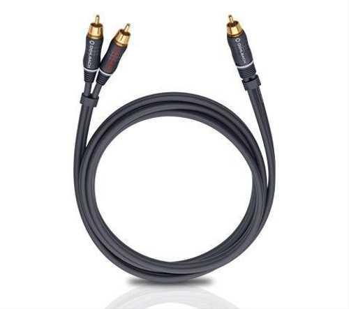 Cабвуферный кабель Oehlbach Y-adapter cable 2.0m