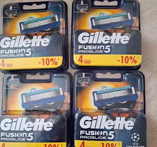 Gillette Fusion 5 Proglide, 4 шт. оригинал