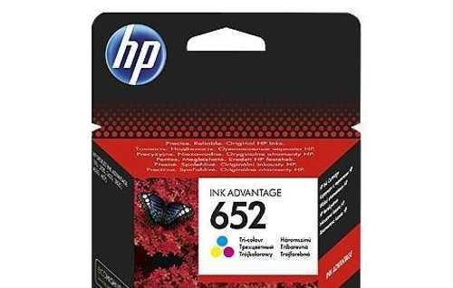 Картридж HP 652 Tri-colour Ink Cartridge