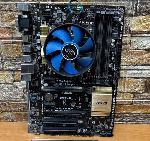 Комплект Asus Z97-P   i7-4790   Кулер LGA 1150