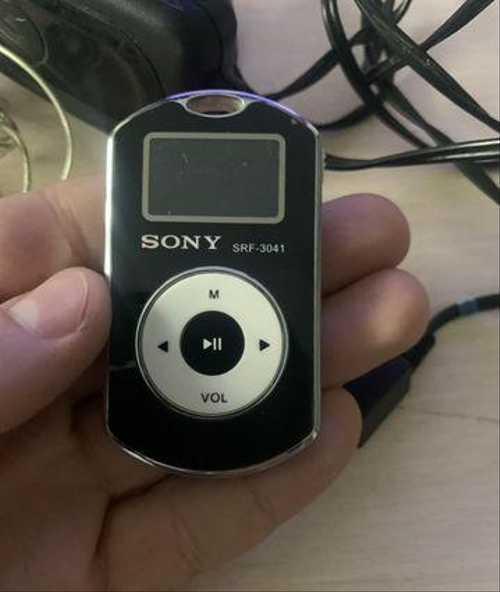 Mp3 плеер Sony SRF-3041 с наушниками и зарядкой