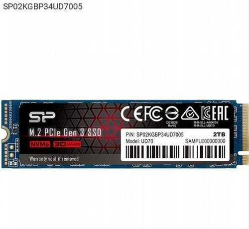 Диск SSD silicon power UD70 M.2 2280 2TB PCIe NVMe