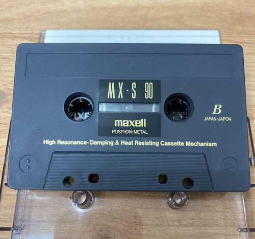 Аудиокассета Maxell MX S 90 metal (2725)