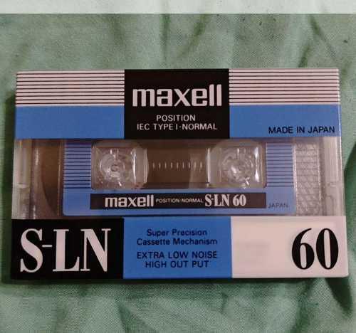 Аудиокассеты maxell s-ln 60