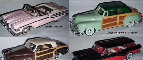 Chrysler, Edsel, Packard, Buick 1/43