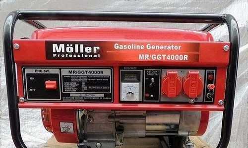 Генератор бензиновый Moller 3,5 кВт MR/GGT 4000