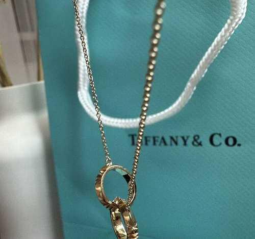 Tiffany колье золото 750 пробы