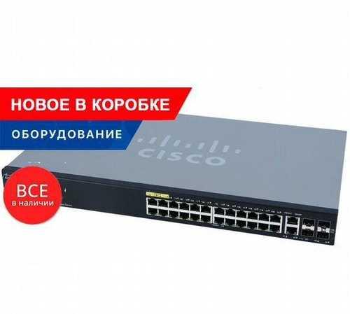 Коммутатор Cisco SF220-24P-K9-EU