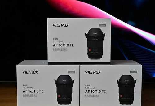 Viltrox AF 16mm F/1.8 Sony E - Новые