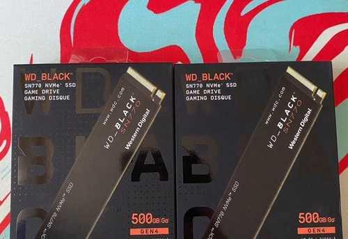 SSD WD Black SN770 500Gb (оригинал,новый)