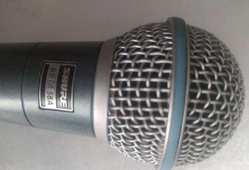 Микрофон shure beta 58a мексика оригинал