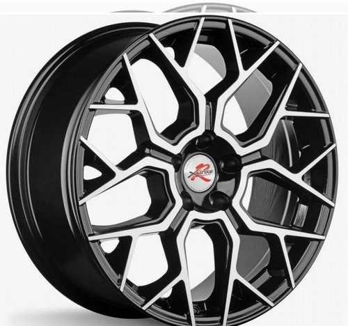 Диск литой R18 5X108 d65.1 J8 ET33 Xtrike BK/FP R1