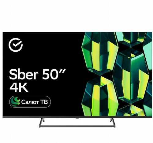 Телевизор 50 Sber UHD 4K SDX-50U4124, черный