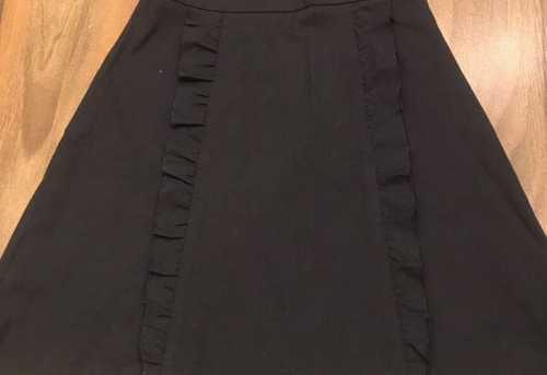 Школьная юбка черная