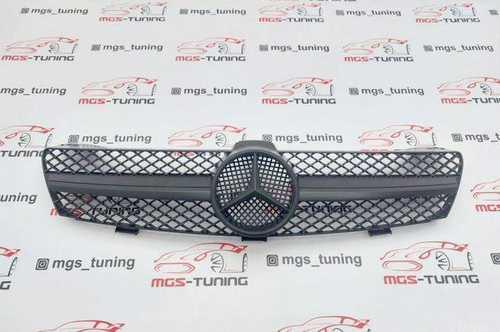 Решетка радиатора CLS w219 05-07 гг. черный мат