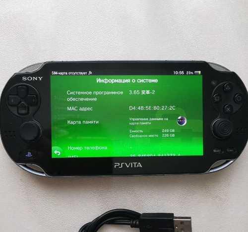 Sony PS Vita Fat Oled 256GB (Прошитая)