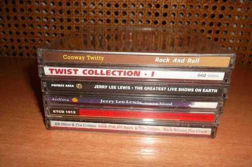 CD Диски Rock & Roll, Twist, Rockabilly, Pop 6 шт