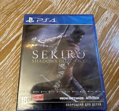 Диски на ps4 Sekiro Shadows die twice