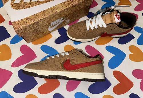 Кроссовки Nike Dunk low clot cork