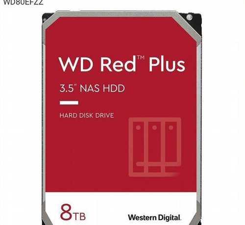 Диск HDD WD Red Plus SATA III (6Gb/s) 3.5" 8TB, WD