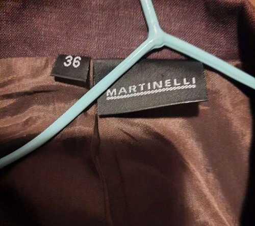 Льняной пиджак бренда martinelli