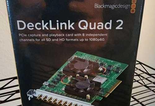 Blackmagic decklink quad 2 новая карта видеозахват
