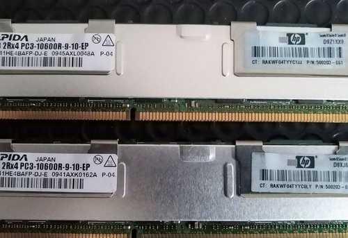 Оперативная память серверная DDR3 4Gb 1333 (2шт.)