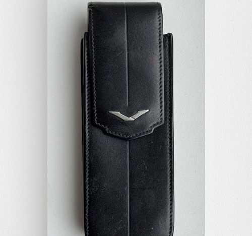 Чехол Vertu signature оригинал Черный б/у кожа