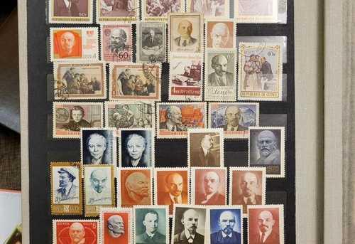 Почтовые марки Ленин