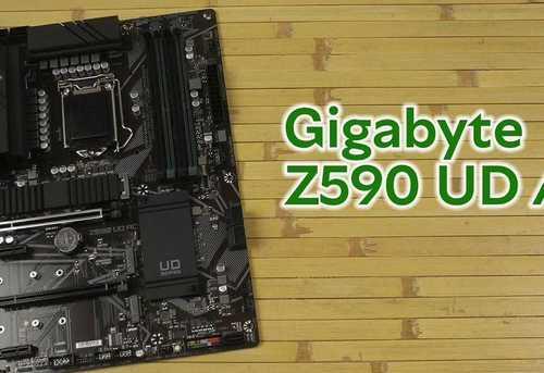 Gigabyte Z590 UD AC c процессором I3 10100F