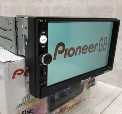 Магнитола Pioneer 1din с большим экраном (Новая)