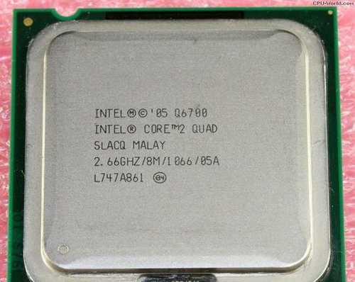 Процессор Intel Core 2 Quad Q6600, 2.4GHz