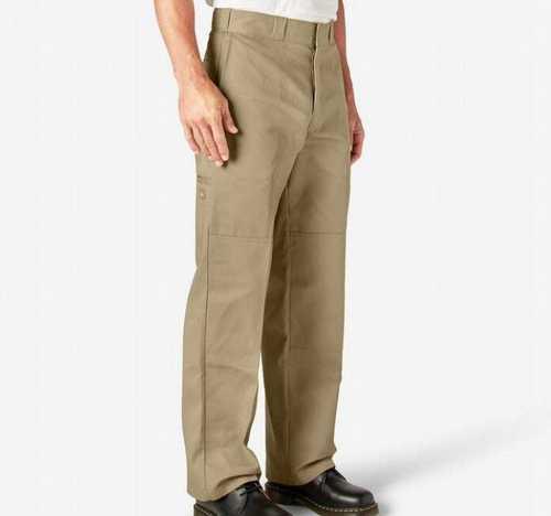 Брюки dickies straight fit loose fit double knee