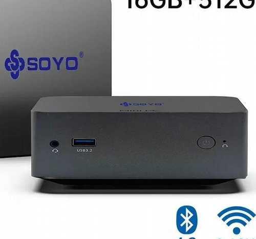 Неттоп мини пк Soyo N9E Intel N100/16Gb/500Gb