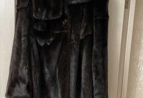 Шикарная норковая шуба blackglama большой размер