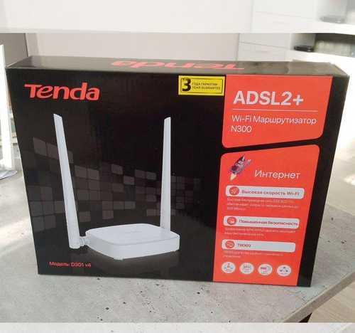 Wifi роутер tenda D301 v4