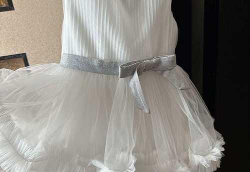 Пышное белоснежное платье 98-116