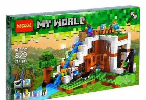Лего My World "База на водопаде" 729 деталей