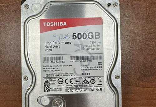 HDD 500 Gb Toshiba hdwd105uzsva 3.5”