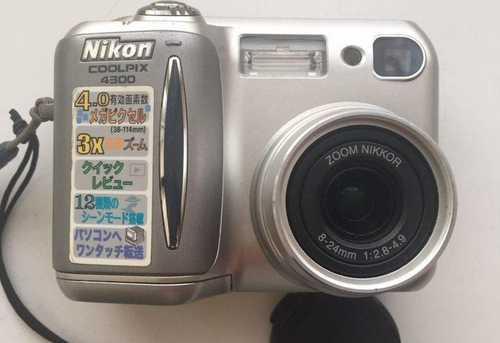Цифровой фотоаппарат Nikon coolpix 4300