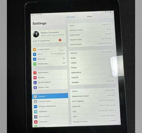 iPad air 1 32gb