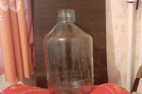 Стеклянная бутыль 10 литров СССР