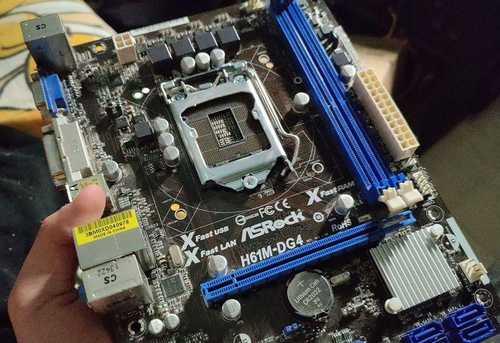 Материнская плата 1155 asrock