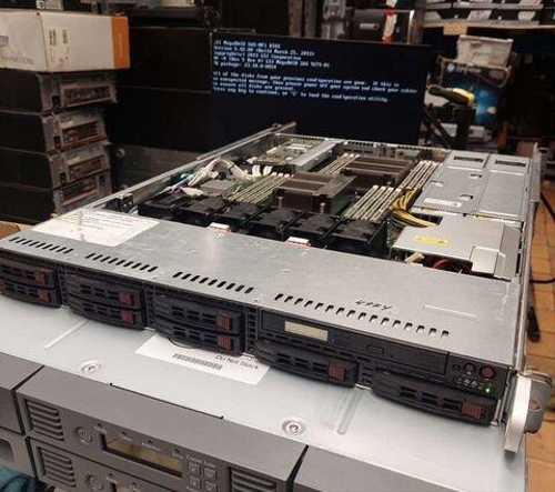 Сервер Supermicro 2x Xeon E5-2680 128gb 2x750w