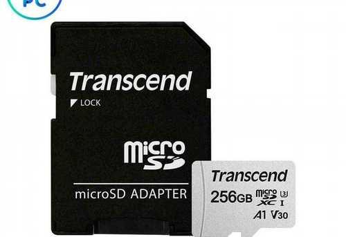 Флеш карта microSD 256GB Transcend 300S (SD адапте
